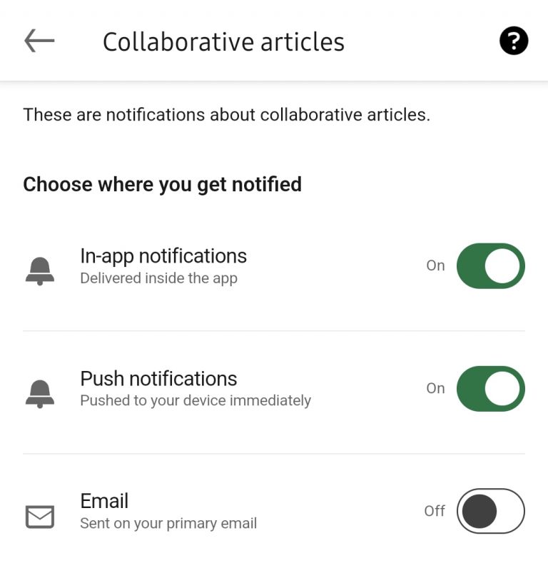 How do I turn off LinkedIn Collaborative Articles notifications? - In ...